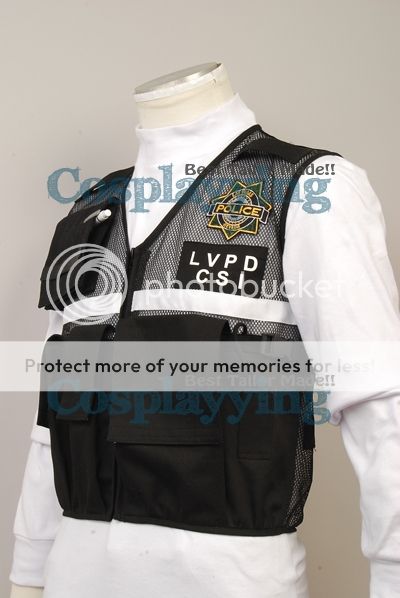 Vest of CSI Crime Scene Investigation Las Vegas Custom | eBay