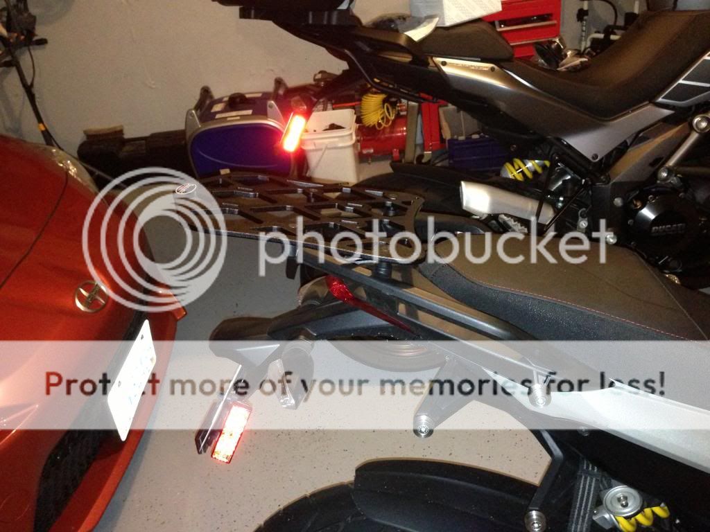 Luggage rack from Bang Fabrication | Ducati Hypermotard Forum
