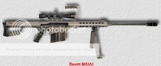 Barrett M82 重型狙擊槍 資訊整理 - sendak的創作 - 巴哈姆特