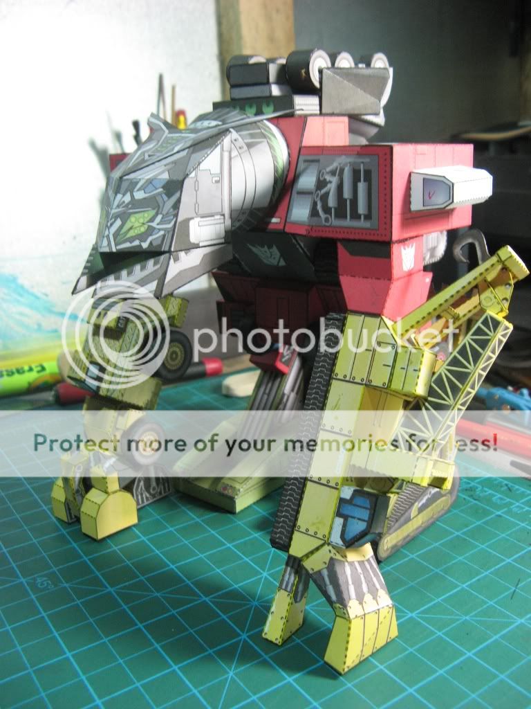 Heavy/Scratch: - ROTF Devastator Papercraft | TFW2005 - The 2005 Boards